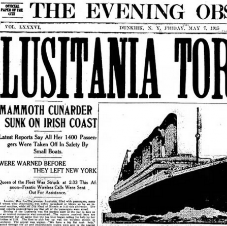 Today in Media History: 100 years ago the press reported on the sinking ...