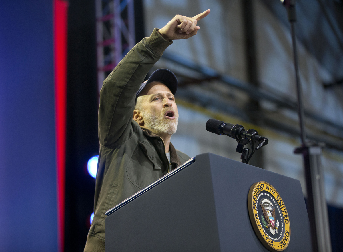 Jon Stewart returns to fray with a shot at Trump - Poynter