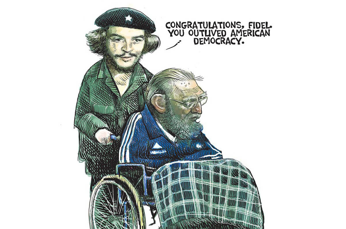 How great cartoonists are dealing with Fidel Castro's death - Poynter