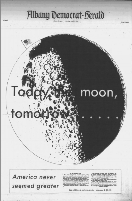 These 50-year-old front pages show how Apollo 11 captivated the country ...