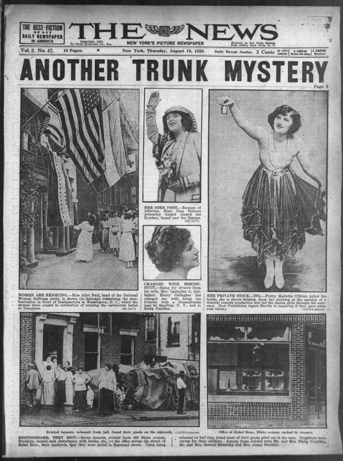 Here's what the newspaper front pages looked like when women got the ...