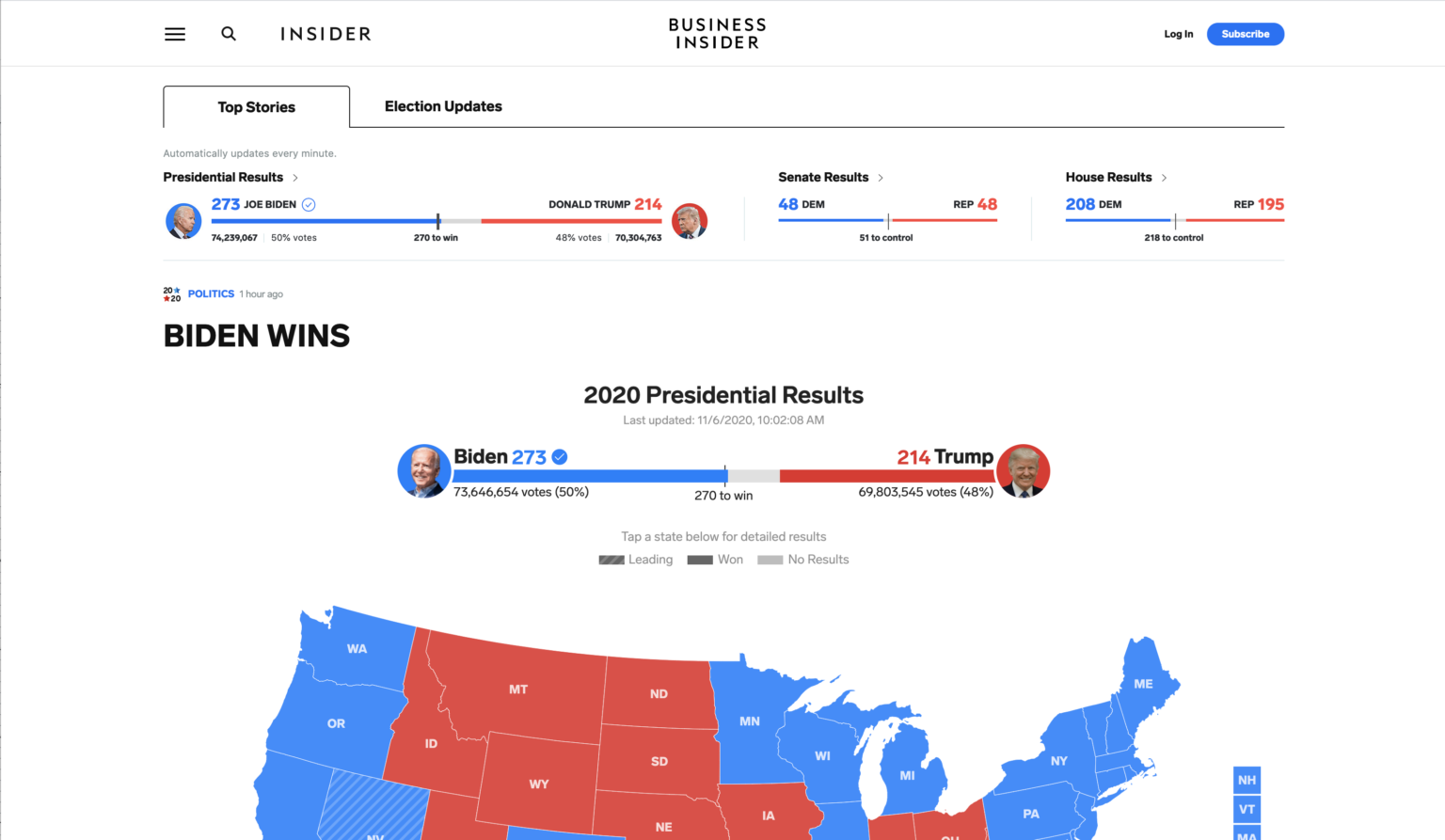 How they called it: Joe Biden's presidential victory in headlines - Poynter