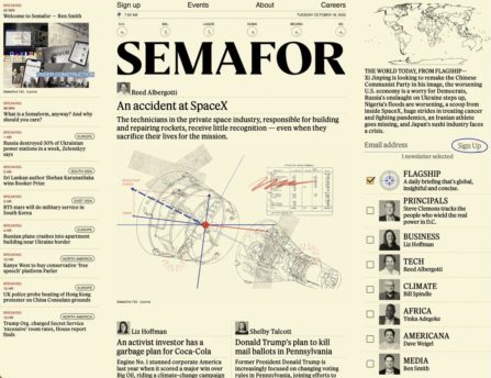 Semafor, the much-anticipated global news startup, finally launches ...
