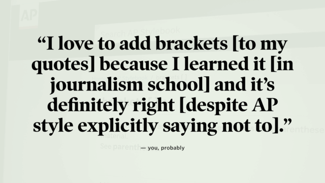 6 things you think are AP style rules that aren’t actually AP style ...